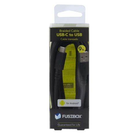 E Filliate Fusebox Usb Cable Usb A Usb C 9 Ft L 131 1294 Fb2 Zoro