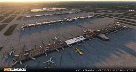 Imaginesim Releases Katl Atlanta International Airport In The Msfs