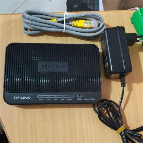 Jual TP LINK ADSL2 Modem Router TD 8817T ADSL2 2 Ethernet Modem Router Kota Palembang Tiga