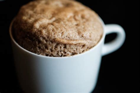 Keto Cinnamon Roll Mug Cake Working Against Gravity