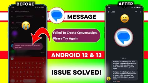 Google Messages Failed To Create Conversation Issue Solved Message