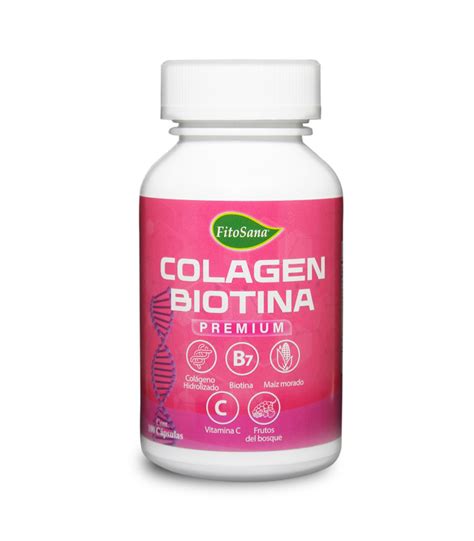 Colagen Biotina Premium 100 Cápsulas Fitosana Perú