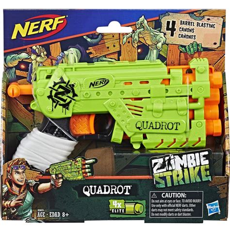 Игрушка Бластер Нерф - Зомбистрайк Квадрот (NERF Zombie Strike Quadrot ...