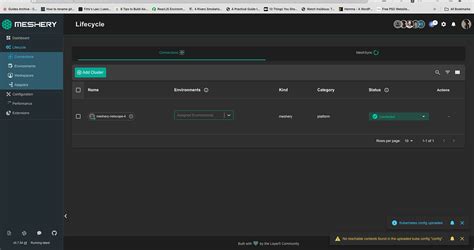 No Reachable Contexts Found In The Uploaded Kube Config Meshery Layer5 Community Forum