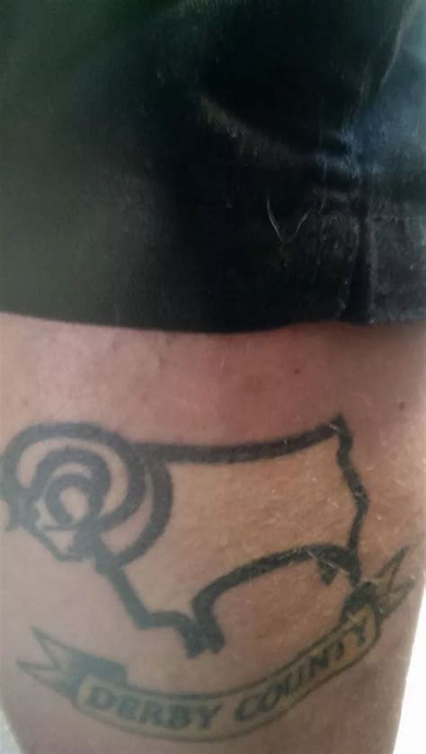 Derby County Fans Show Off Their Rams Tattoos Derbyshire Live