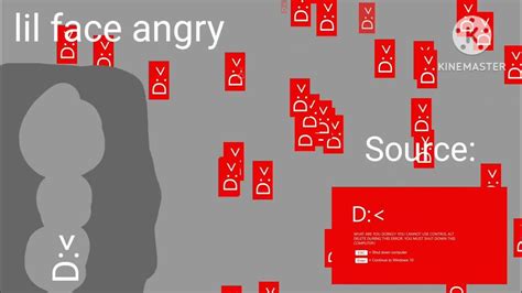 Something Went Wrong Islandlil Face Angry Animated Youtube