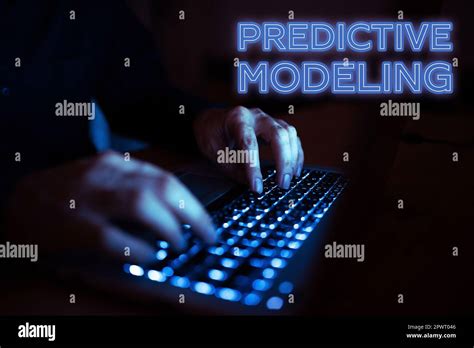 Sign Displaying Predictive Modeling Word Written On Maintenance