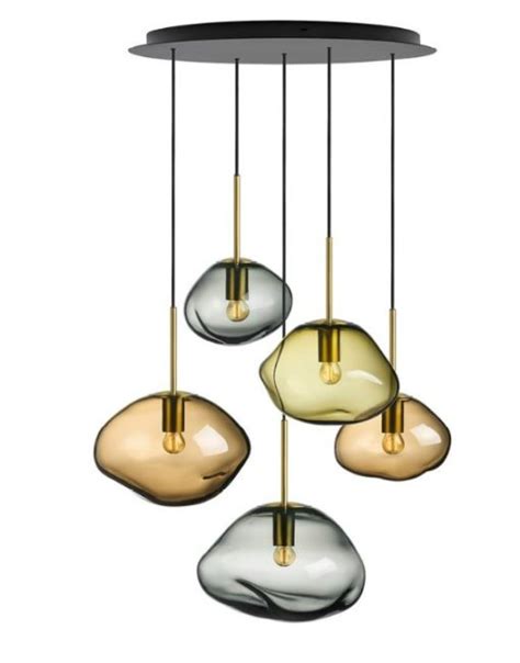 Hadeland Glassverk Krystall Kuler CRYSTAL STONE SERAPHIN 5 STK Konkurs
