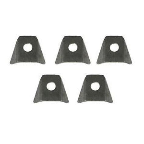 5 Pack Chassis Mounting Body Tabs 085 Thick Steel Weldable 12 Hole Formed