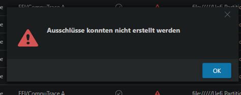 Can T Create Exclusion For False Positive Warnings ESET PROTECT On