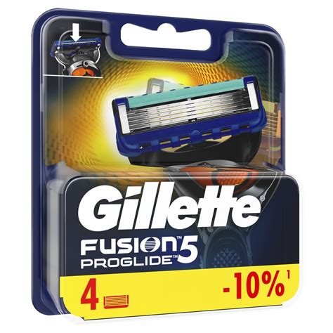 Сменные кассеты Gillette Fusion 5 ProGlide, 4 шт. - купить с доставкой ...
