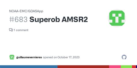 Superob Amsr2 · Issue 683 · Noaa Emcgdasapp · Github