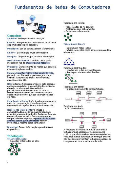 Redes De Computadores Resumos Redes De Computadores Docsity