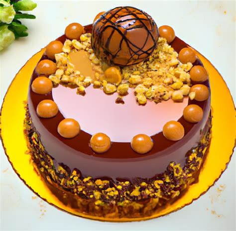 Bolo De Chocolate Com Cobertura Por Cimaaigenerated Foto Premium