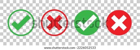 Check Mark X Mark Icon Checkmark Stock Vector Royalty Free 2226052533 Shutterstock