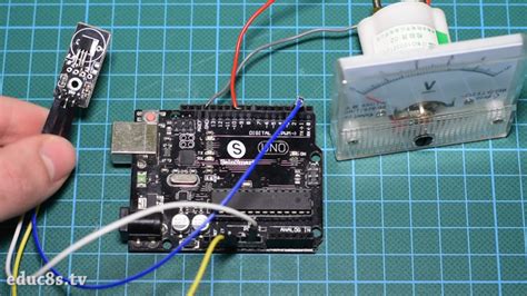 Arduino Analog Thermometer With DS B Module Electronics Lab