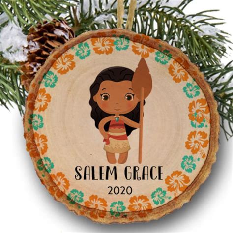 Moana Custom Ornament Etsy