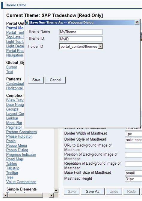 Sap Portal Theme