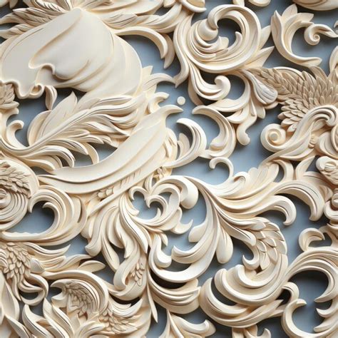 Premium Ai Image Hand Carved Wooden Ornament With Intricate Patterns And Multilayered Surfaces