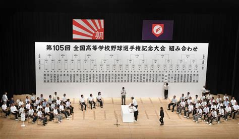 夏の甲子園 組み合わせ抽選会で隣県＆同地区対決が多数 阪口監督vs多賀監督の名将対決も野球デイリースポーツ Online