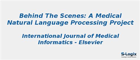 Behind The Scenes A Medical Natural Language Processing S Logix