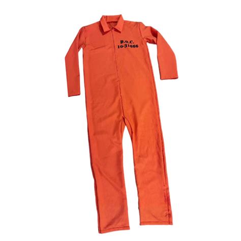 ⚡️buy Maxbell Prisoner Costume Creative Prison Jumpsuit For Birthday