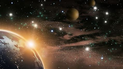 Cute Blue Net Universe Earth Business Powerpoint Background For Free Download Slidesdocs