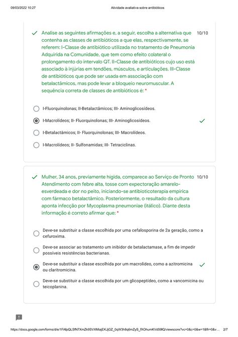 SOLUTION Atividade Avaliativa Sobre Antibi Ticos Studypool