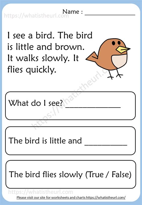 Reading Comprehension Passages Grade 2