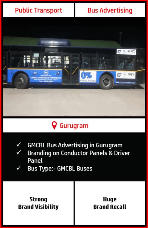 Gmcbl Gurugram Metropolitan City Bus Limited Buses Advertisement