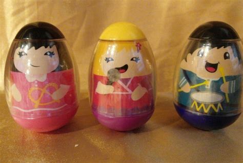 2002 Vintage Playskool Weebles 3 Pack Music Action Figure Toys