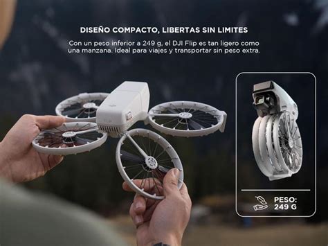 Drone Dji Flip Plegable Control Remoto Rc 2 Bidcom