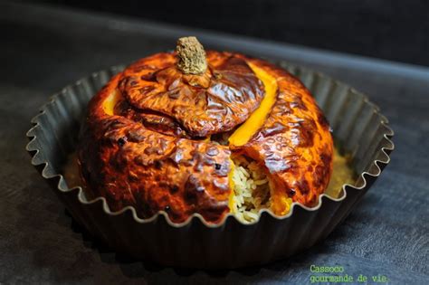 Cassoco Gourmande De Vie Potimarron Farci Au Riz And Fruits Secs