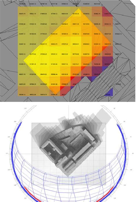 Solar Radiation Above And Sun Path Studies Below Download Scientific Diagram Solar Radiation Above And Sun Path Studies Below Download Scientific Diagram