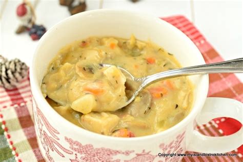 Turkey Chowder Recipe My Island Bistro Kitchen