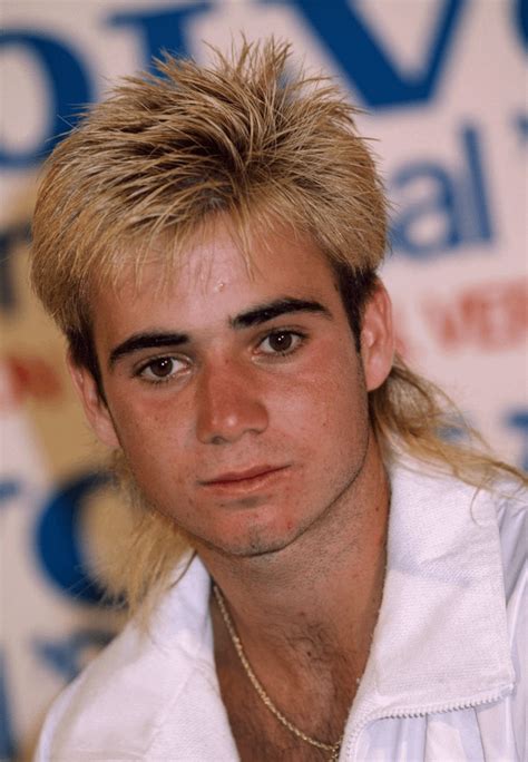 Ye Olde Photo Of The Day Andre Agassi In August 1986 During His Second Professional Tournament