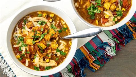 Creamy Chicken Tortilla Soup