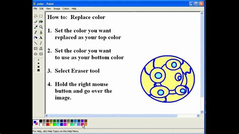 How To Replace Color In MS Paint YouTube