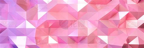 抽象几何图案背景多边形背景粉红色紫色优雅风格梯度背景3d渲染