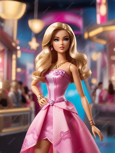 Premium Ai Image Dreamshaperv7barbiesblockbusterodysseylights