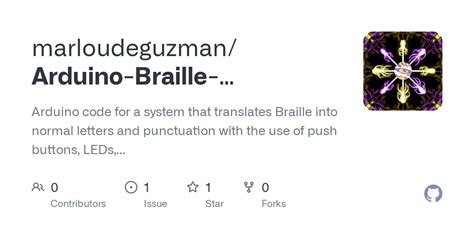 Github Marloudeguzman Arduino Braille Translator Arduino Code For A