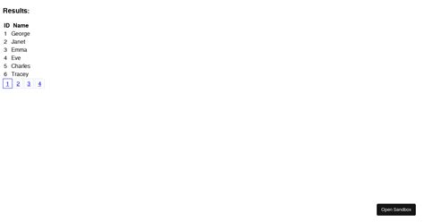 React Paginated Example Codesandbox
