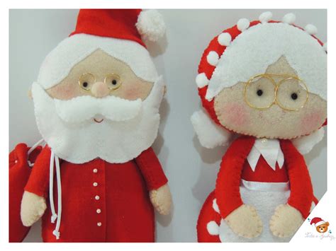 Casal De Papai Noel E Mamãe Noel Elo7 Produtos Especiais