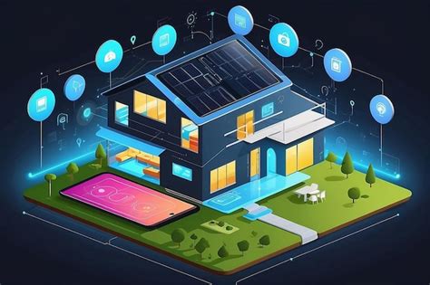 Premium Photo Smart Home Flat Design Style Illustration Concept Of Smart House Technology