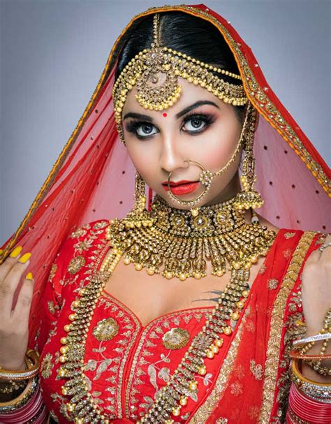 Indian Bridal Makeup Reds And Golds