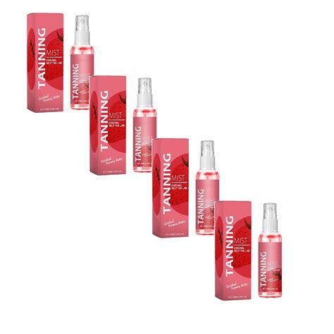 Strawberry Tanning Aid Spray Skin Tanning Mist Face Tanning Mist Summer
