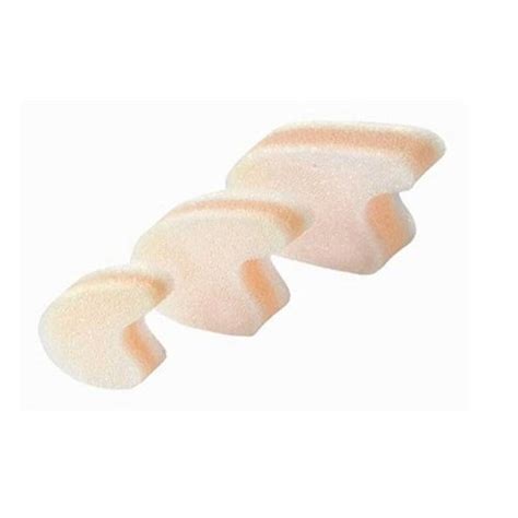Pedifix 3 Layer Toe Separators Without Closure Toe Beige Pack Of 6