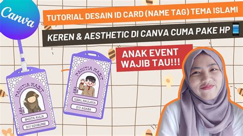 Cara Membuat Desain Id Card Osis Name Tag Keren Di Canva 41 Off