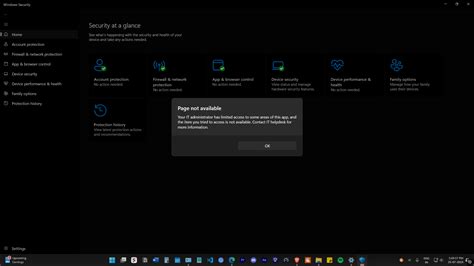 Security Health Setup Not Working Microsoft Qanda