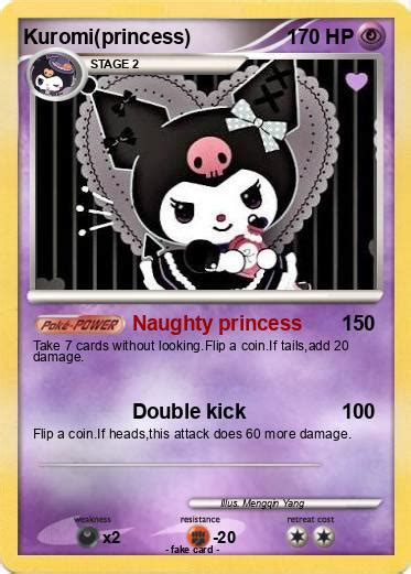 Pokémon Kuromi Princess Naughty Princess My Pokemon Card